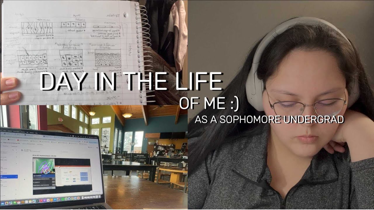 A Day in the Life | From a Sophomore Undergraduate :) - YouTube
