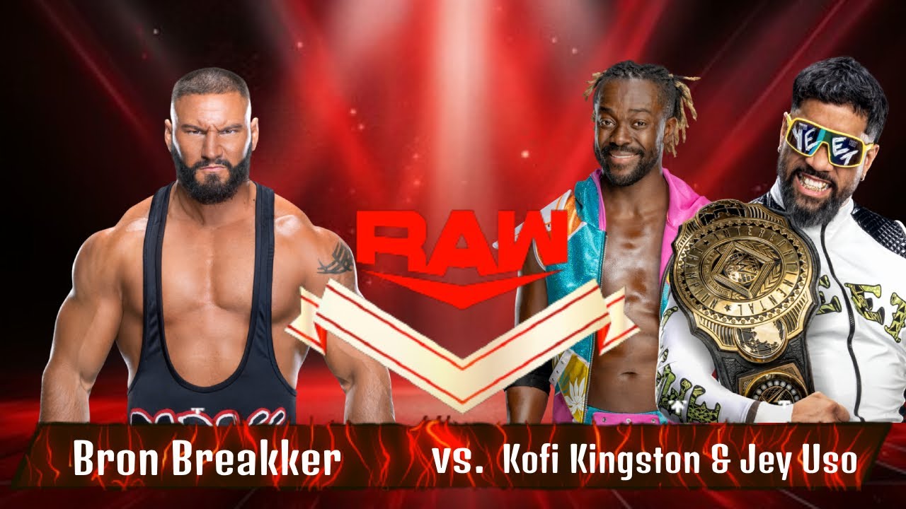 #1 FULL MATCH — Bron Breakker vs. Kofi Kingston & Jey Uso- Handicap ...
