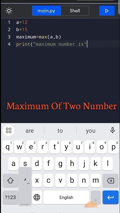 Max Of Two Number In Python Coding Program Javascriptcoding Codingchallenge Webdevelopment