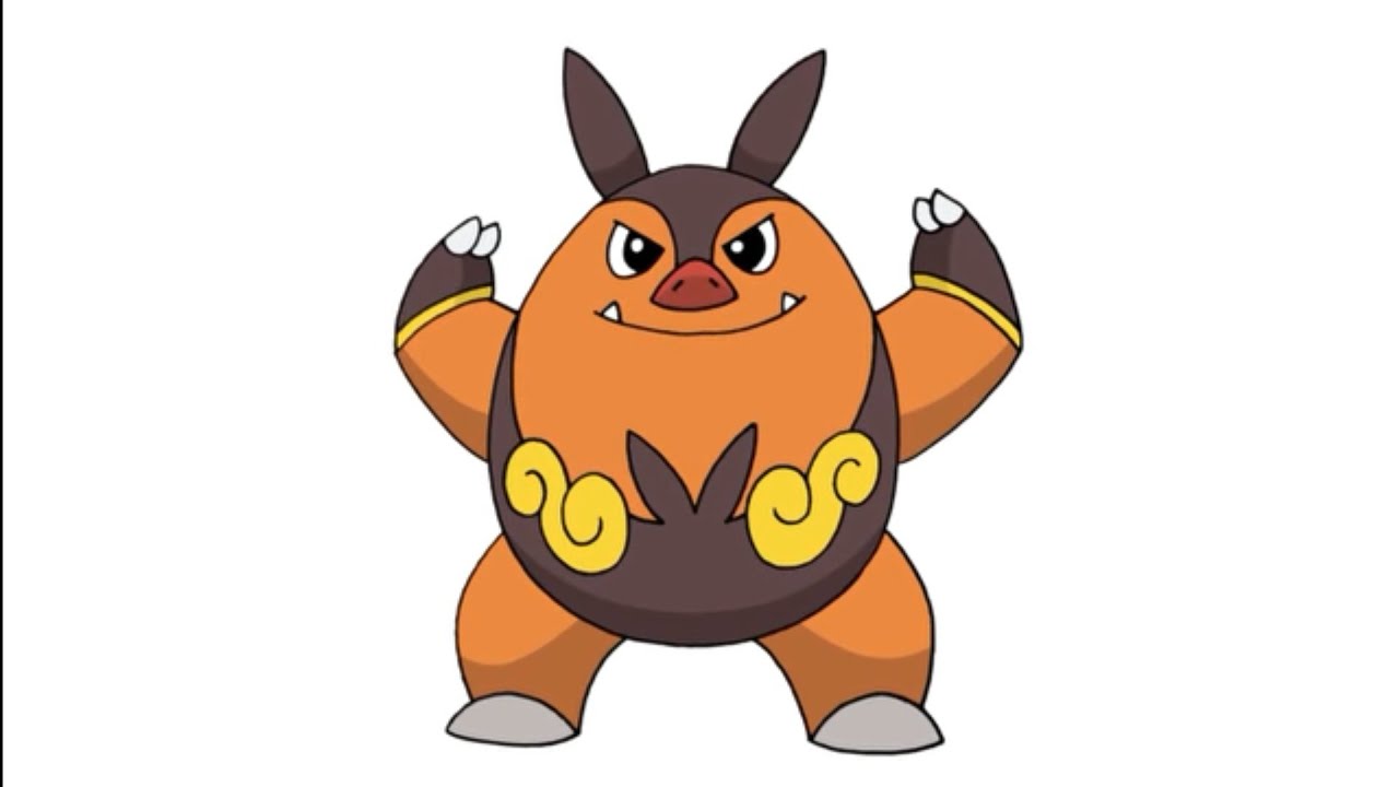 How To Draw Pignite Pokemon Art - YouTube