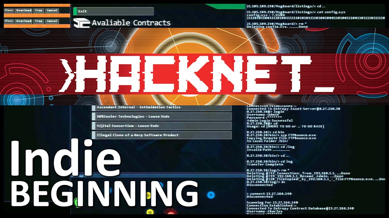 Hacknet (Review and Gameplay) // Indie Beginning - YouTube