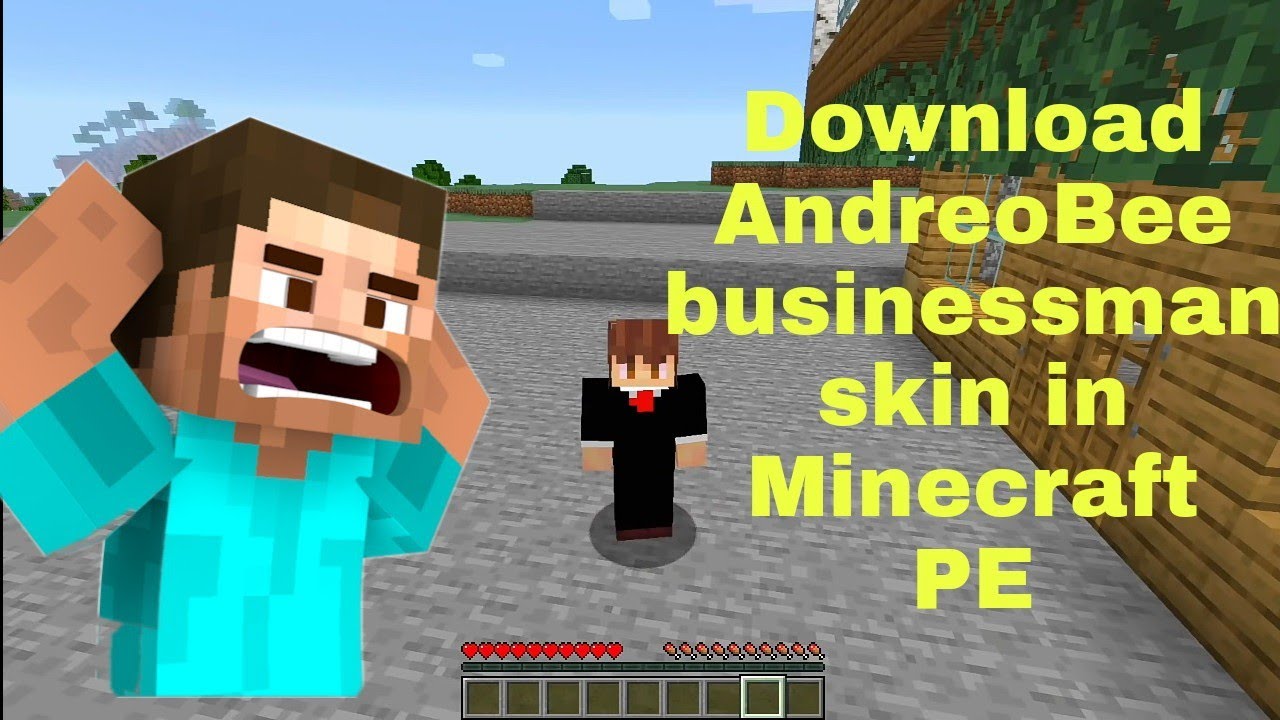 How to Download AndreoBee Businessman skin in Minecraft | Pocket ...