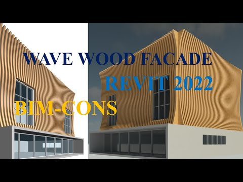 Wave Wood Facade In Revit 2022 - PART 2 - YouTube