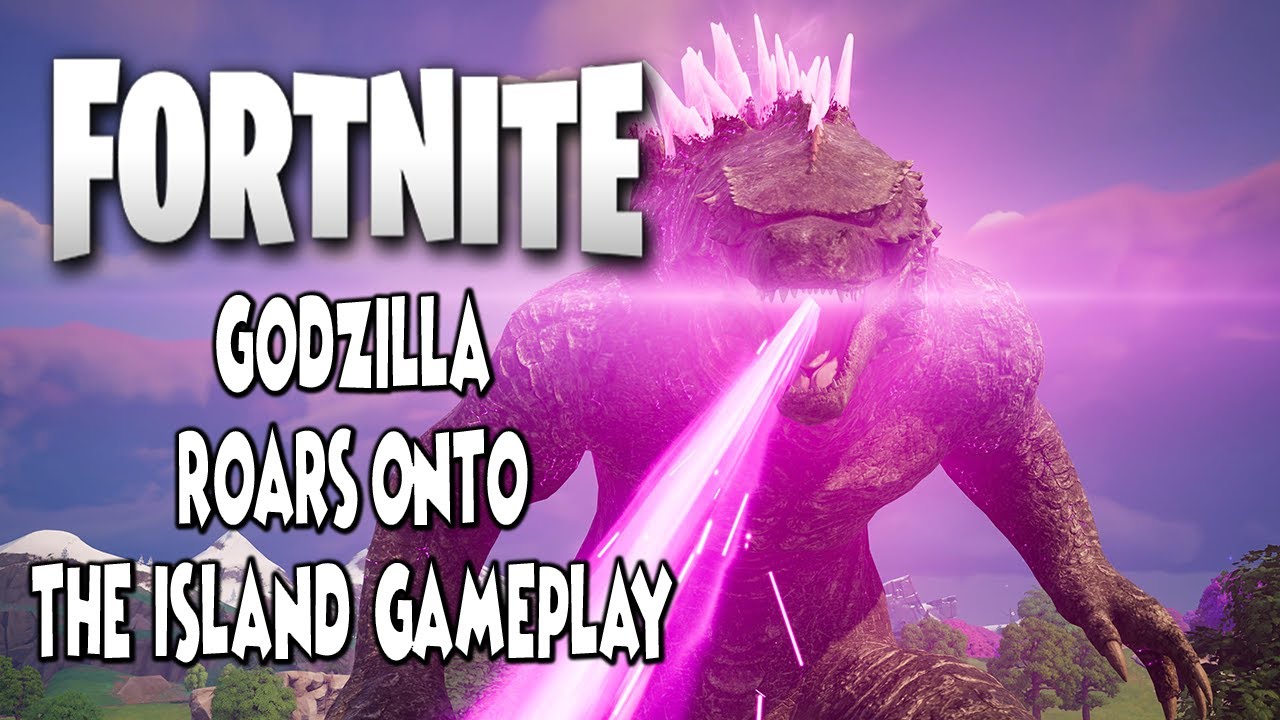 Fortnite Meets Godzilla in Epic Battle - YouTube