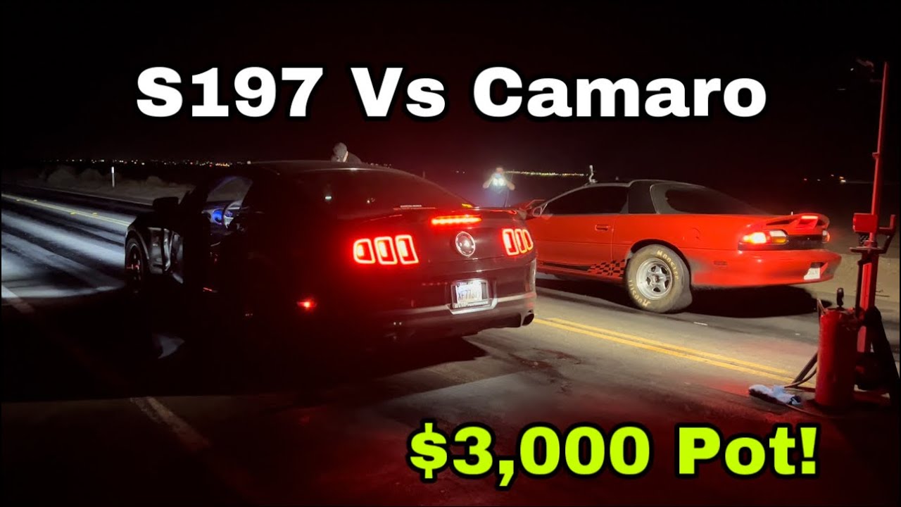 Boosted S197 Vs Nitrous Camaro! #Mustang #Camaro #660 - YouTube