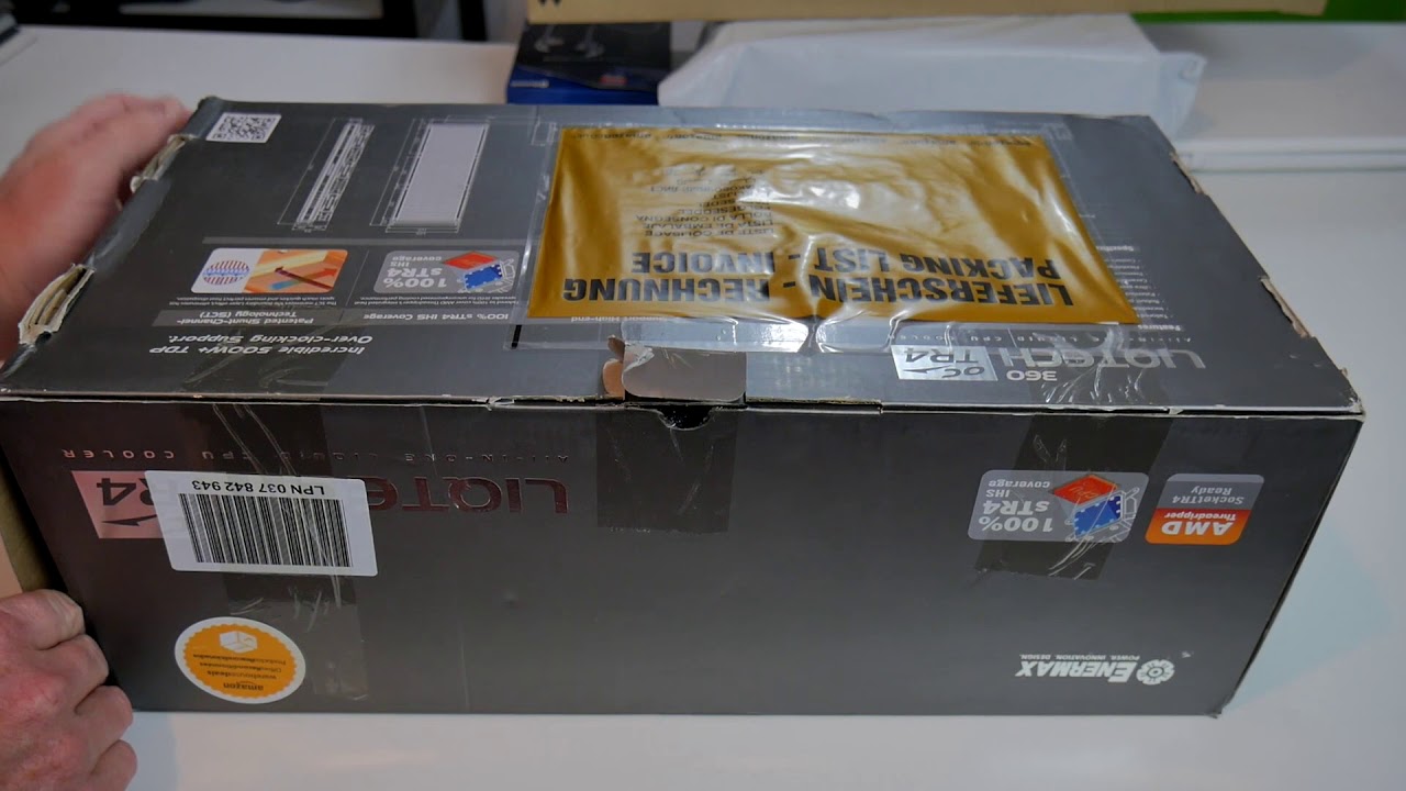 Unboxing: Very disappointing Amazon Enermax LiqTech 360 sTR4 liquid ...