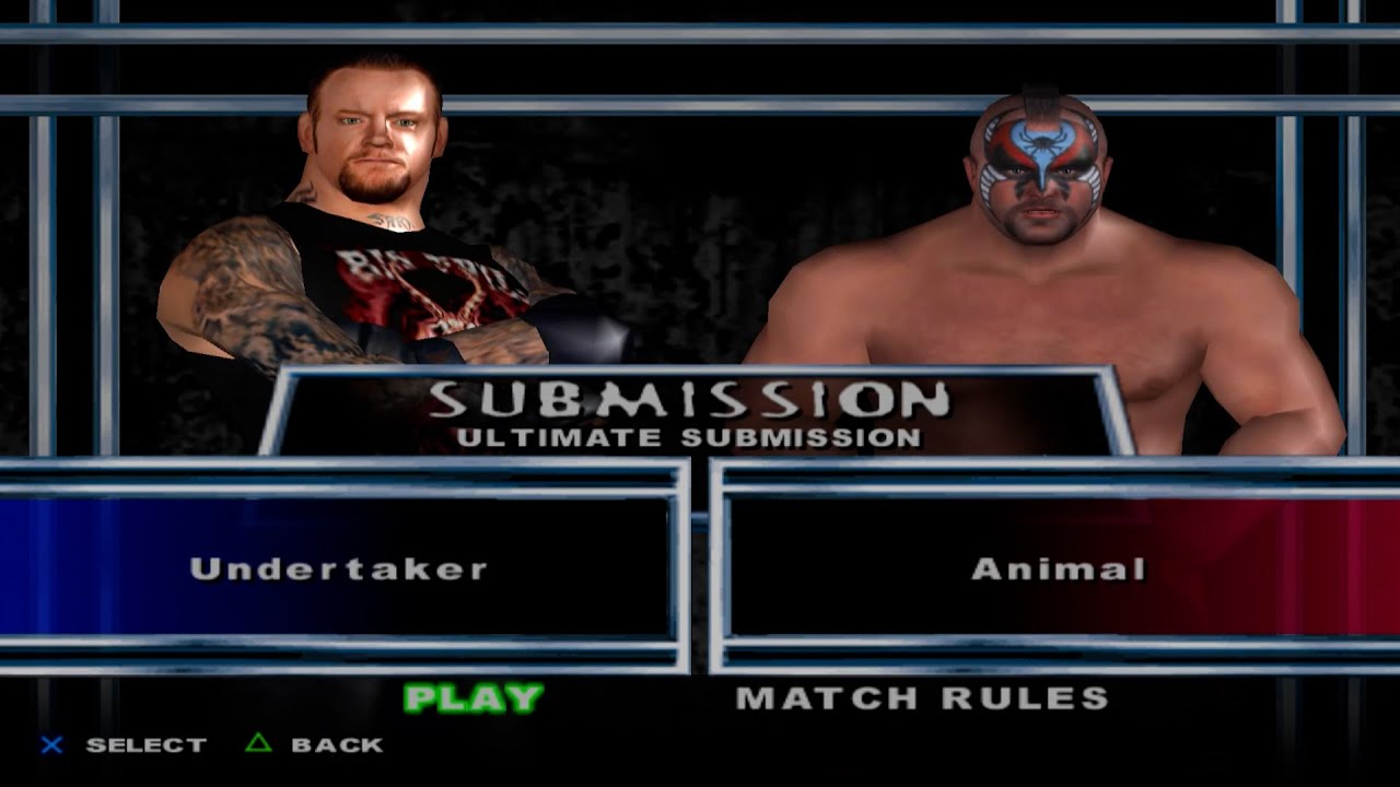WWE SmackDown! Here Comes the Pain - Undertaker VS Animal (SUBMISSION ...