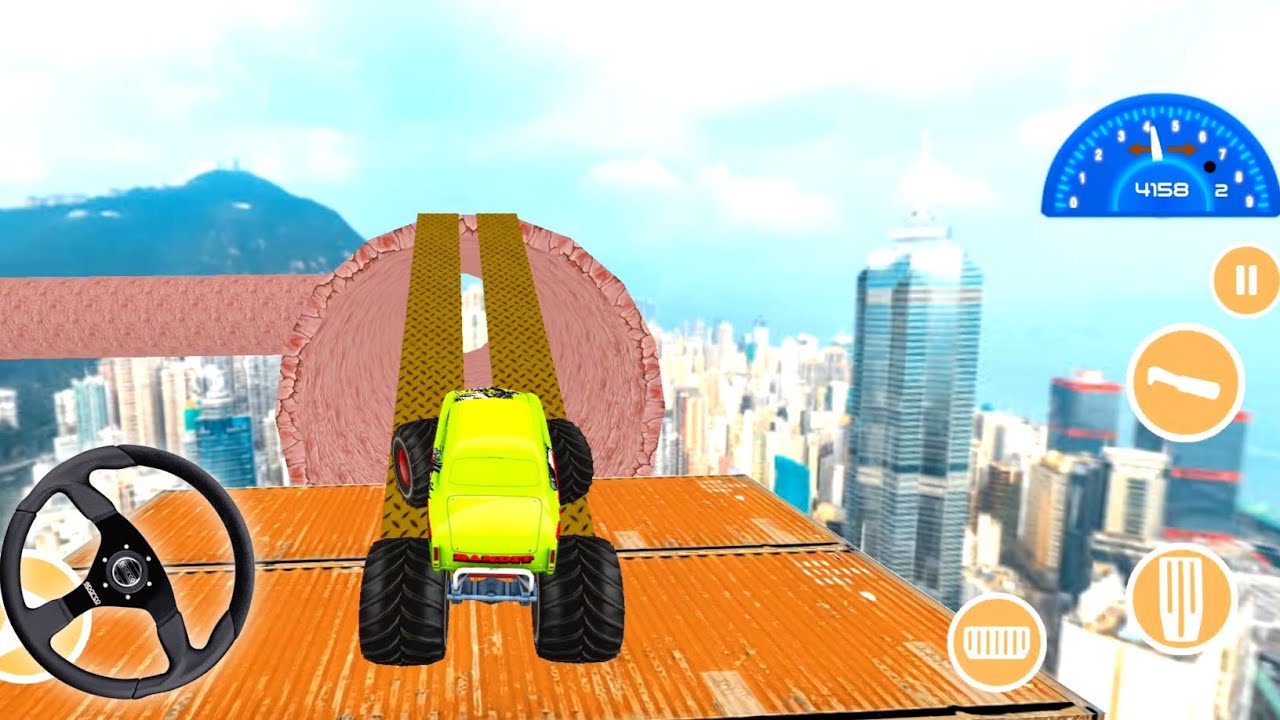 Monster Truck Simulator 3D Game Play Video.[Android Gameplay] - YouTube