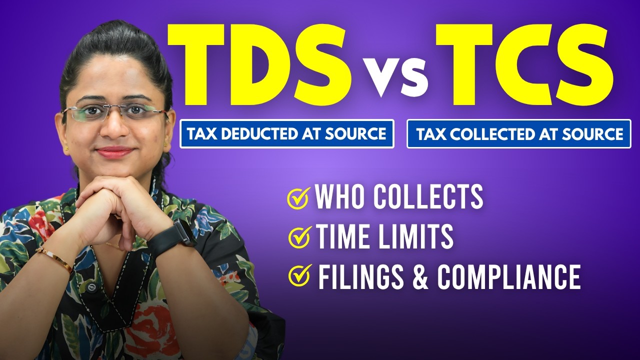 TDS vs TCS in Hindi - Meaning and Difference Between TDS and TCS - YouTube