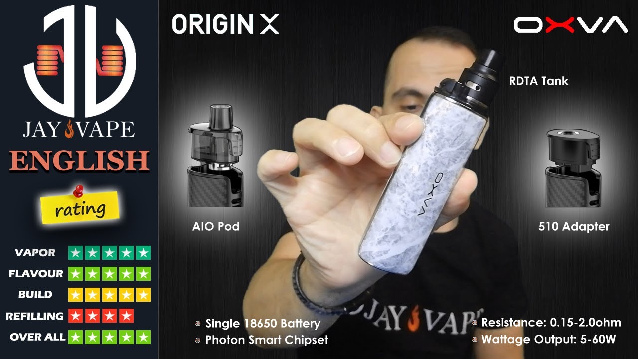 OXVA Origin X Coils, RBA, RDTA & 510 Adapter - Review & Build Tutorial ...