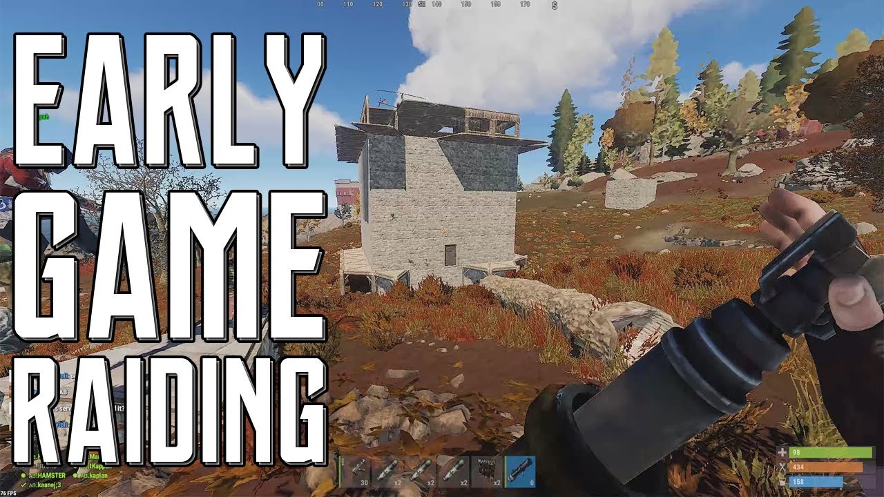 ONLINE RAIDING EARLY GAME // Rust - YouTube