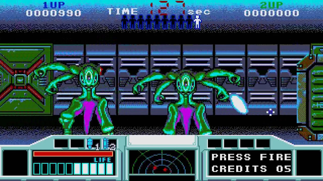 ATARI ST Space Gun ARCADE CONVERSION LIGHT GUN GAME WITH MOUSE STE ...