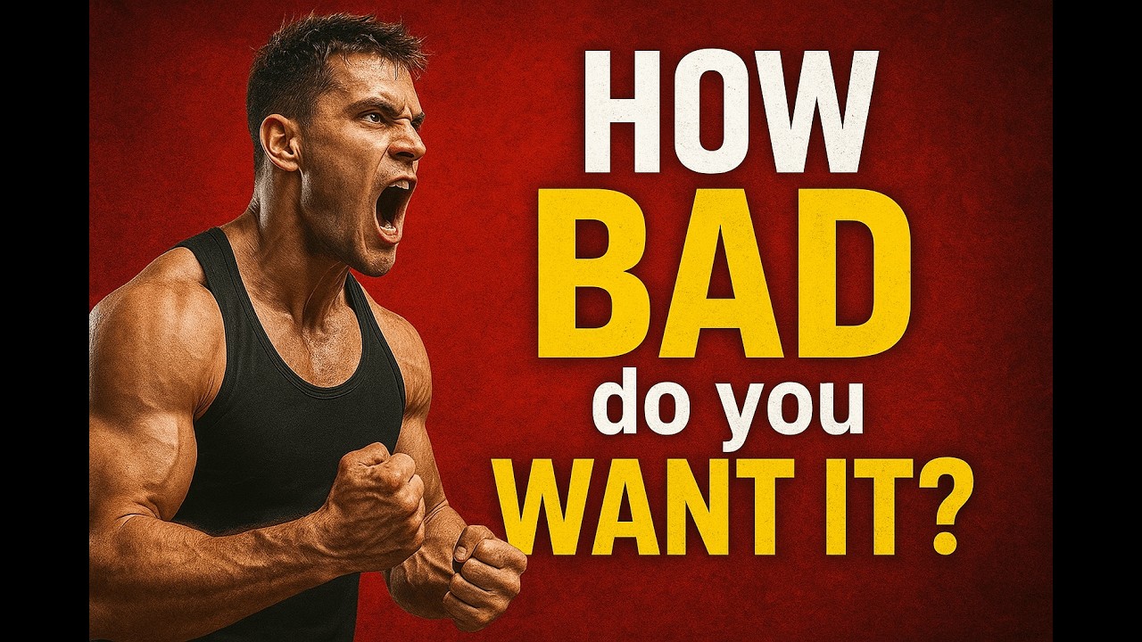 How Bad Do You Want It – Motivational Speech - YouTube