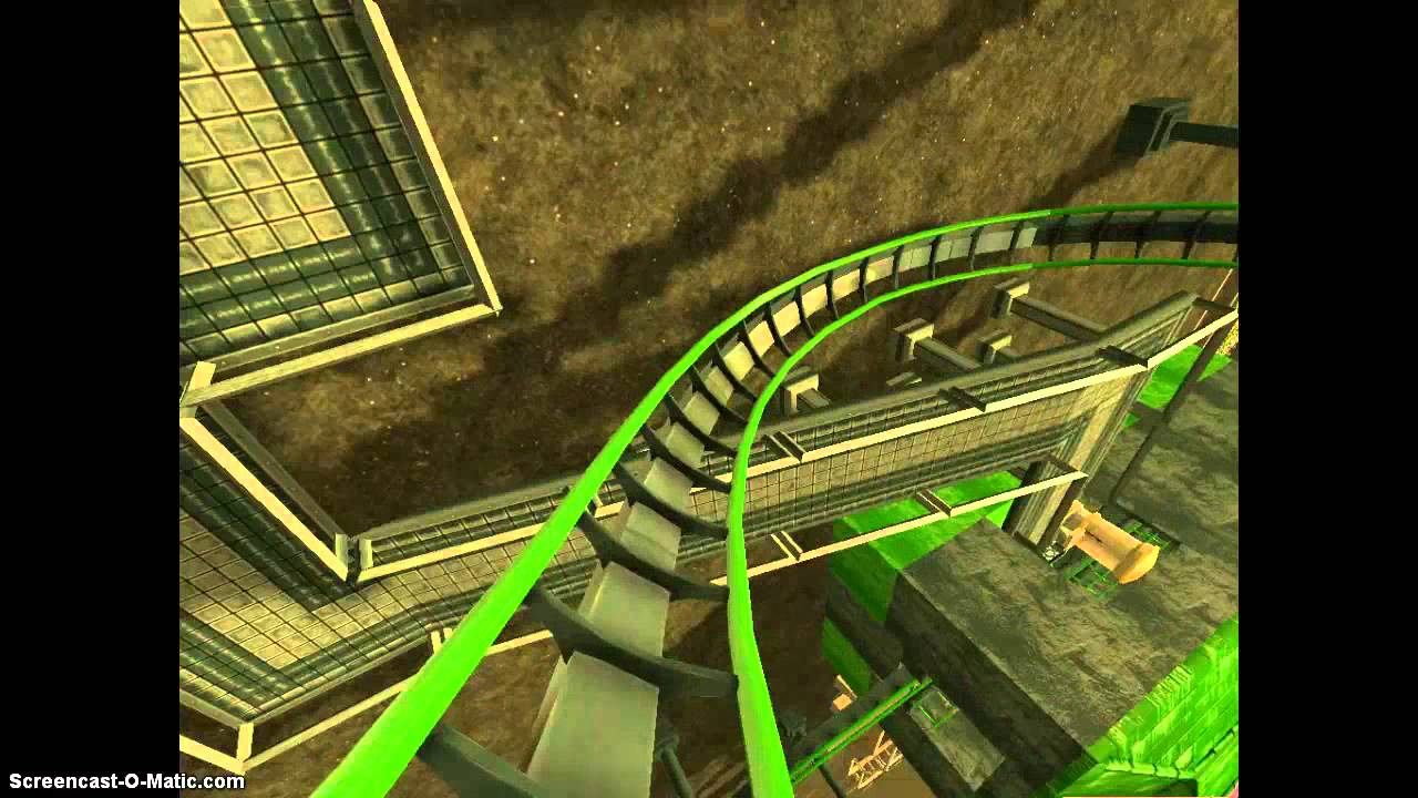 The Arrow: StandUp Coaster RCT3 - YouTube