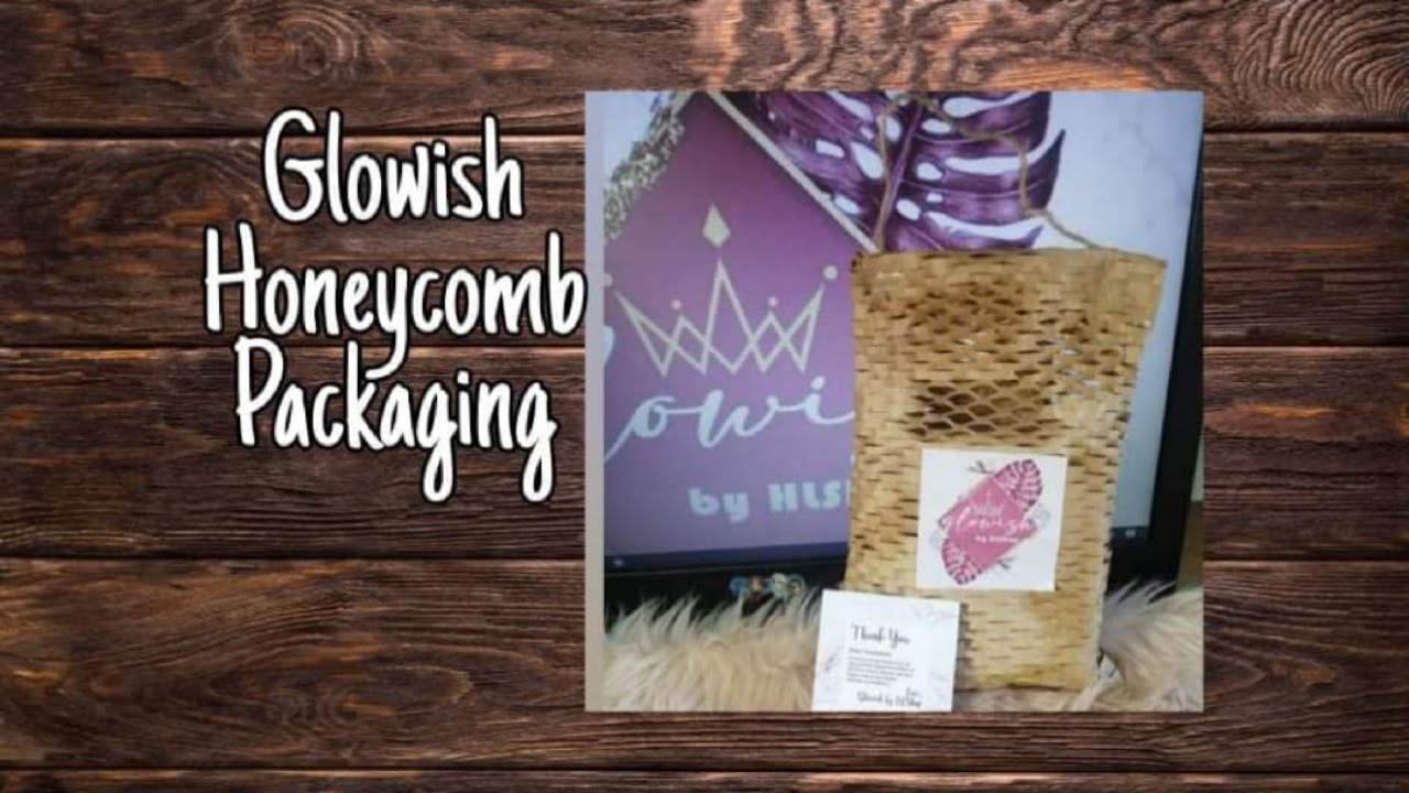 Organic Honeycomb paper Wrapper Packaging!!!! (Glowish Shop) - YouTube