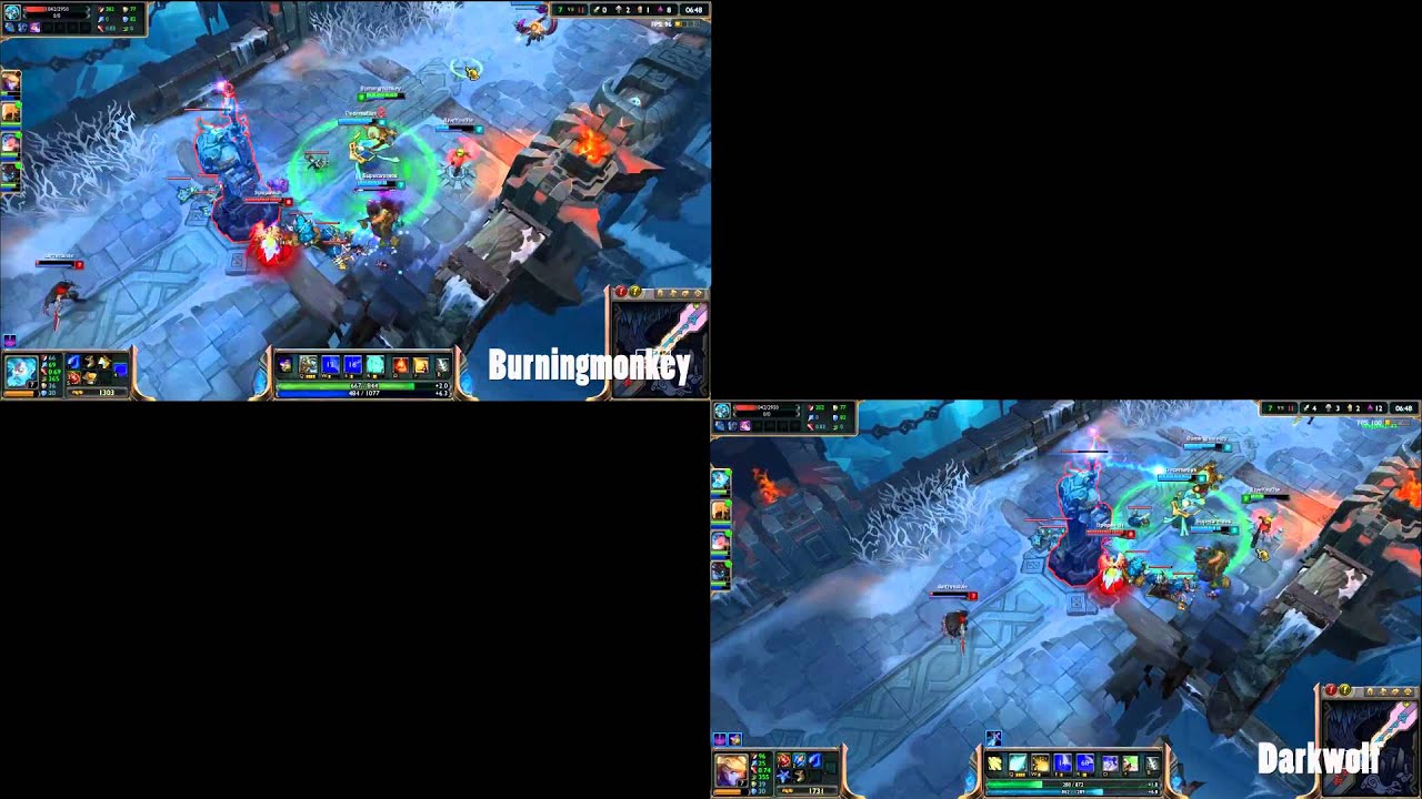 League of Legends ARAM Dual Screen Cast 5 - YouTube
