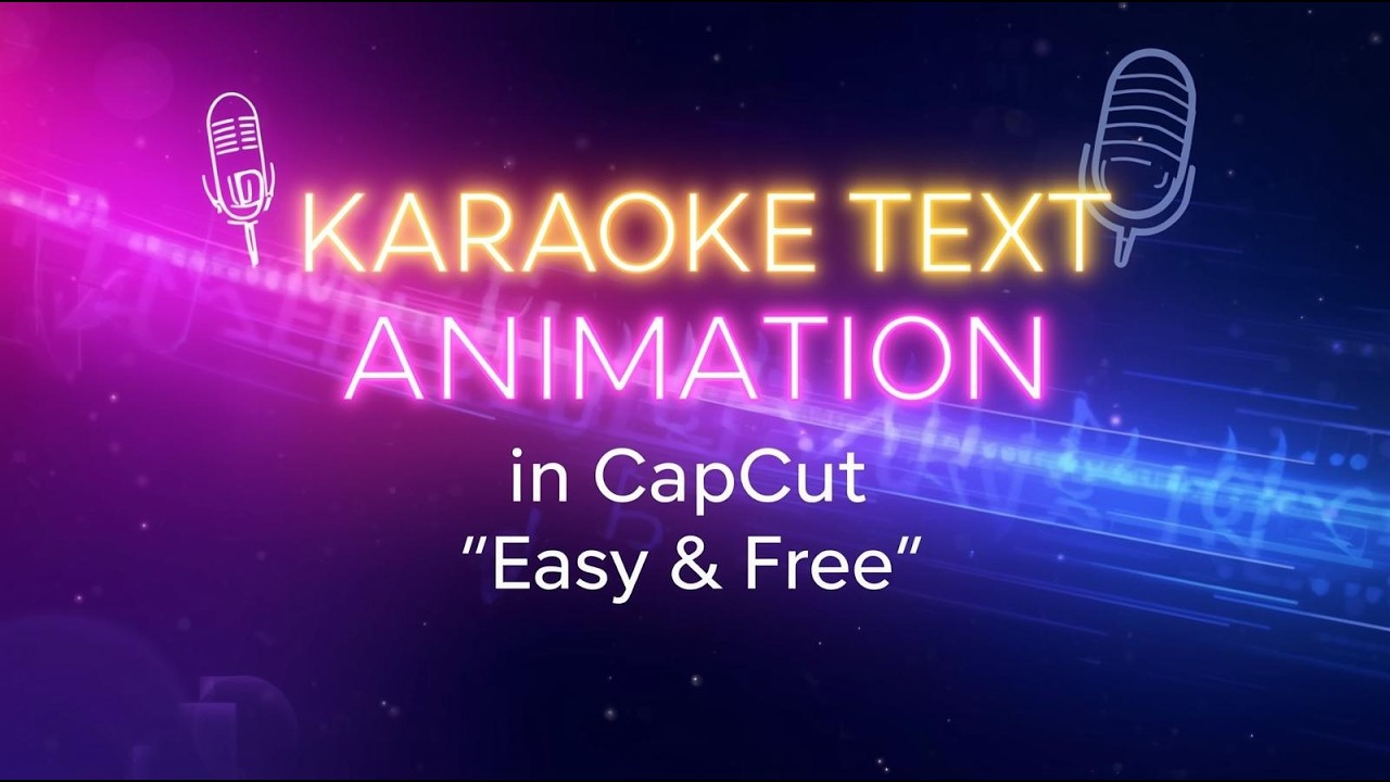How to Make KARAOKE TEXT Animation in CapCut | Easy & Free Lyric Effect ...