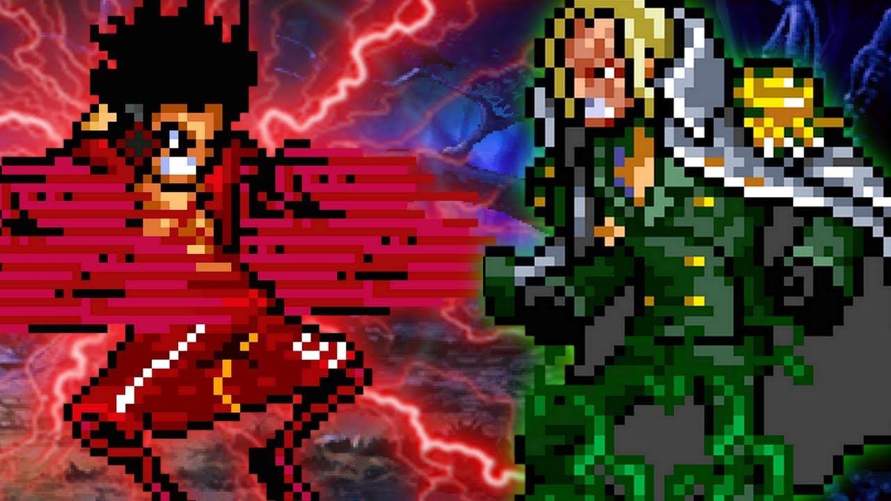 LUFFY (EGGHEAD) VS ADMIRAL RYOKUGYU - ONE PIECE - MUGEN BATTLE - YouTube