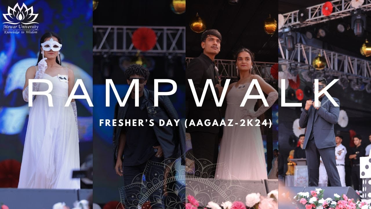 🔥 Ramp Walk by the First-Year students at @MEWARUNIVERSITYRAJ 🔥 # ...