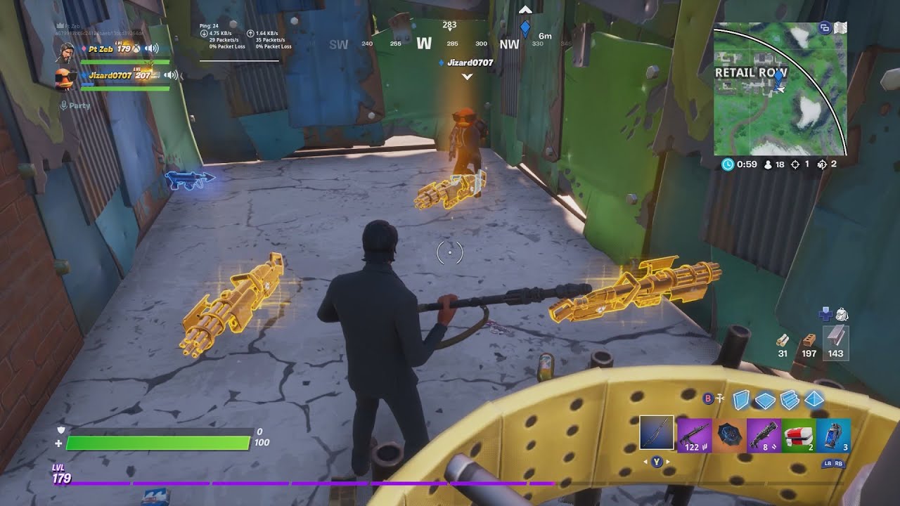 How to DUPLICATE Brutus's Minigun! Fortnite Tips and Tricks PT.1 - YouTube