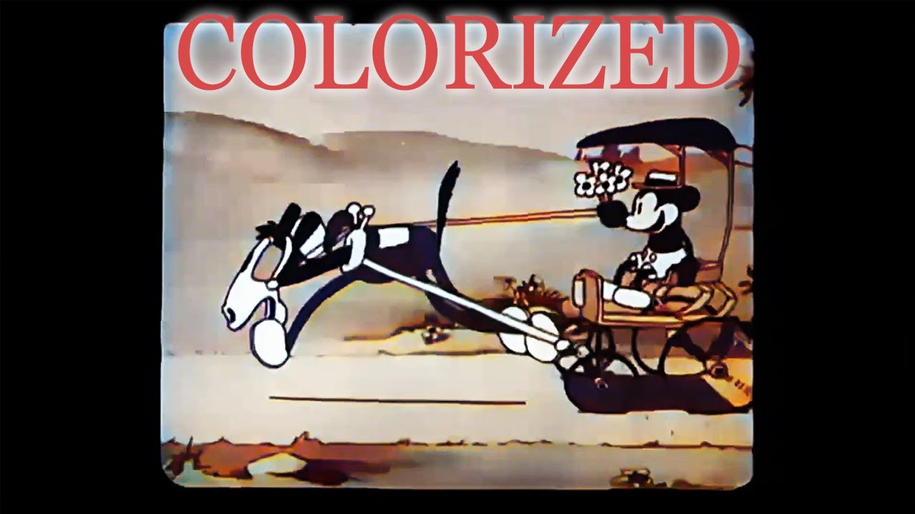 The Barn Dance (1929) | Mickey Mouse Disney Film COLORIZED – A Stunning ...