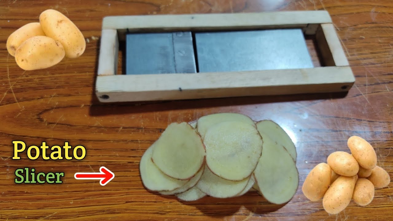 Home Made Potato Chips Cutting Machine | manual chips machine | potato ...