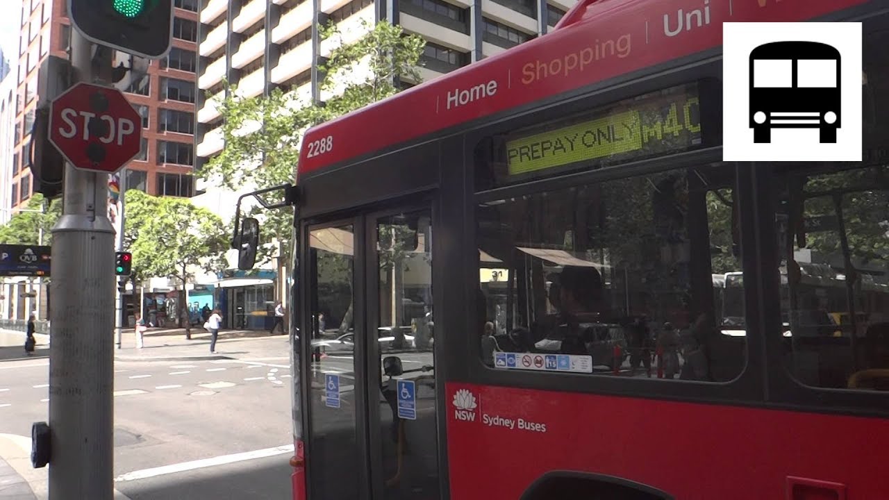 Volvo B12BLE & B12BLEA - Departing Traffic Stop (Sydney Buses/State ...