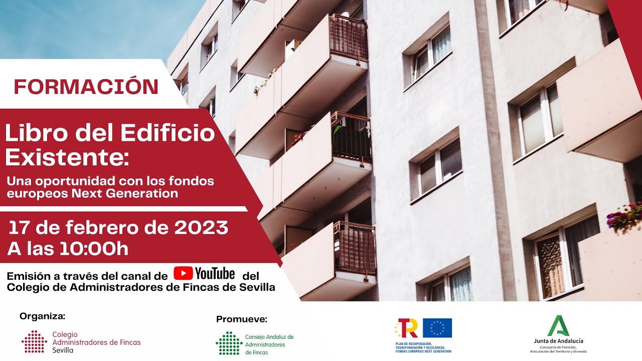 Formación Libro del Edificio Existente: Una oportunidad con los fondos europeos Next Generation ...