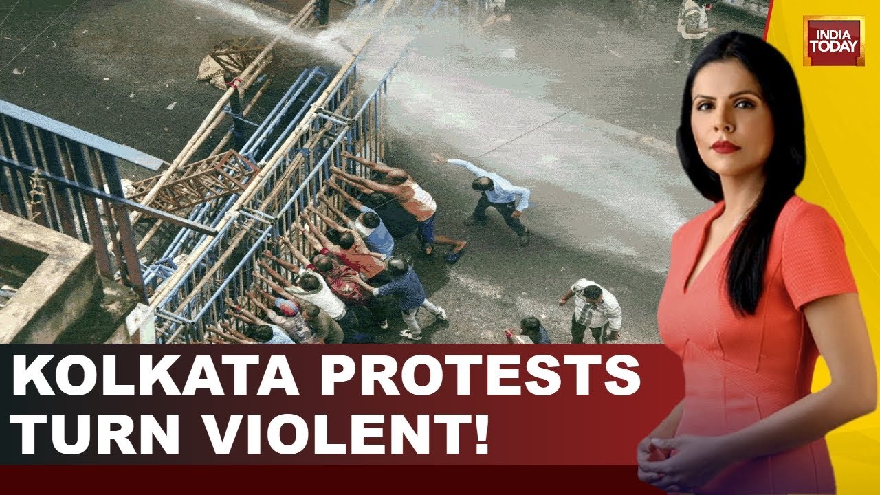 Kolkata Protest Live Updates: Kolkata Protests Turn Violent! | Seven At ...