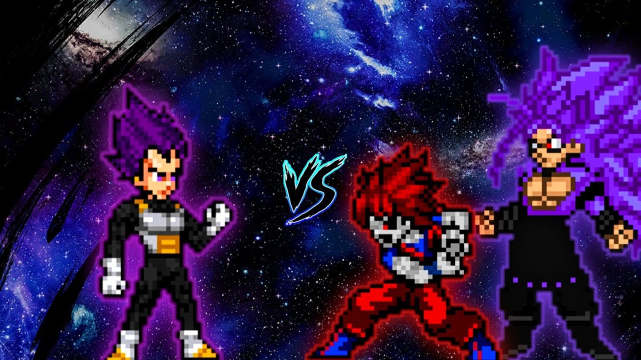 Vegeta Ultra Ego 12P VS Goku Terror Final & Ghost SSJ5 in Jump Force ...