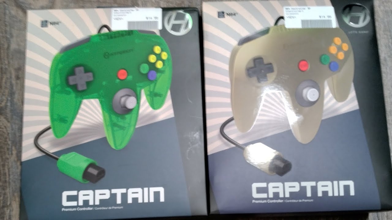 Unboxing 2 Hyperkin Captain N64 Controllers! - YouTube