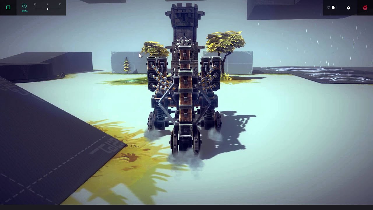 Besiege Rocket launcher - YouTube