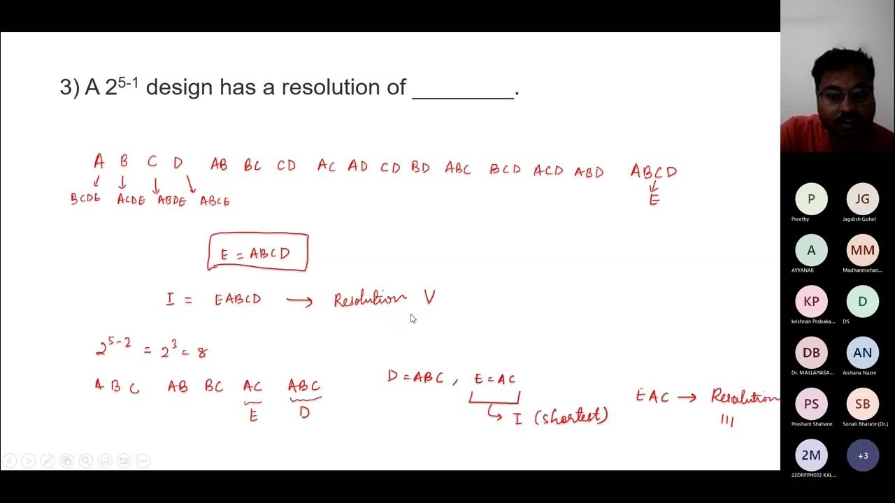 Biostatistics and Design of Experiments Live Session 6 - YouTube