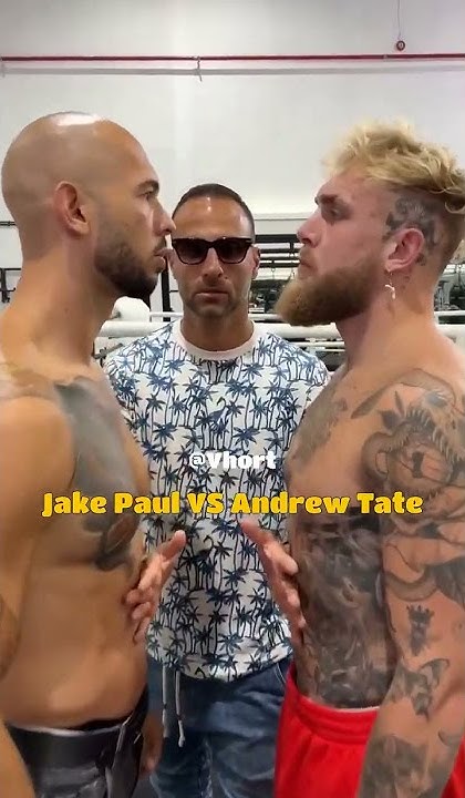 Jake Paul VS Andrew Tate FACE OFF Ahead Of Their Fight - YouTube