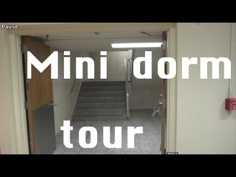 mini elevaTOUR dorm tour : Muse Hall Radford University - YouTube
