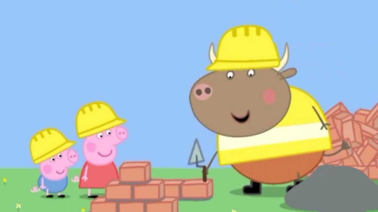 Peppa Pig: Build A New House || Cartoon Game - YouTube