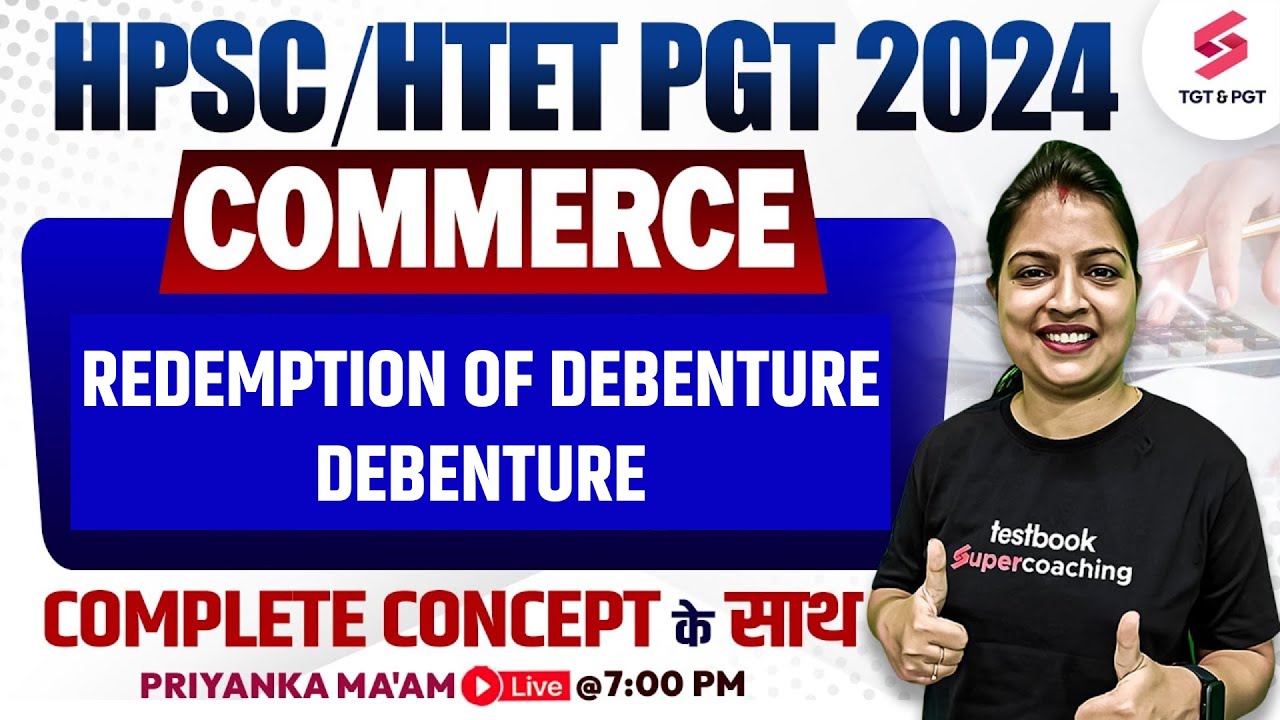 Commerce Class For HPSC PGT/HTET 2024 | HPSC PGT Commerce Classes ...