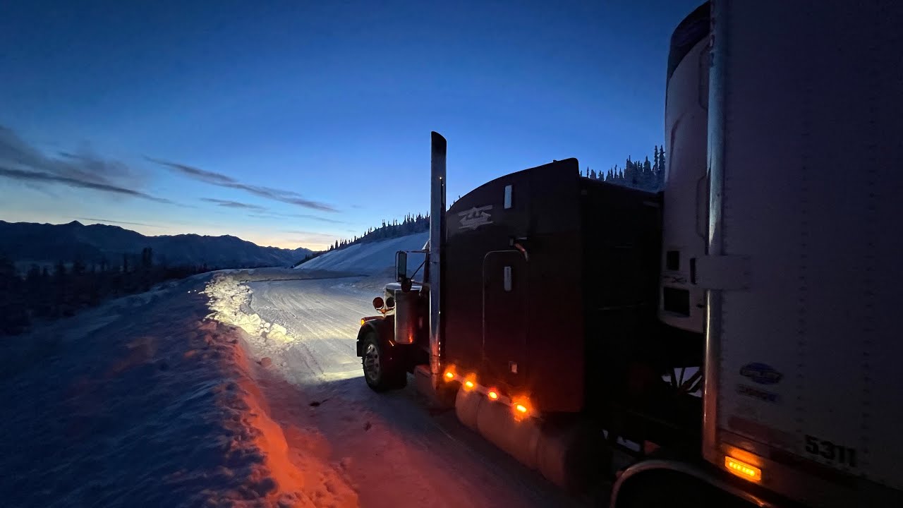 Trucking in Alaska-Anchorage to Valdez - YouTube