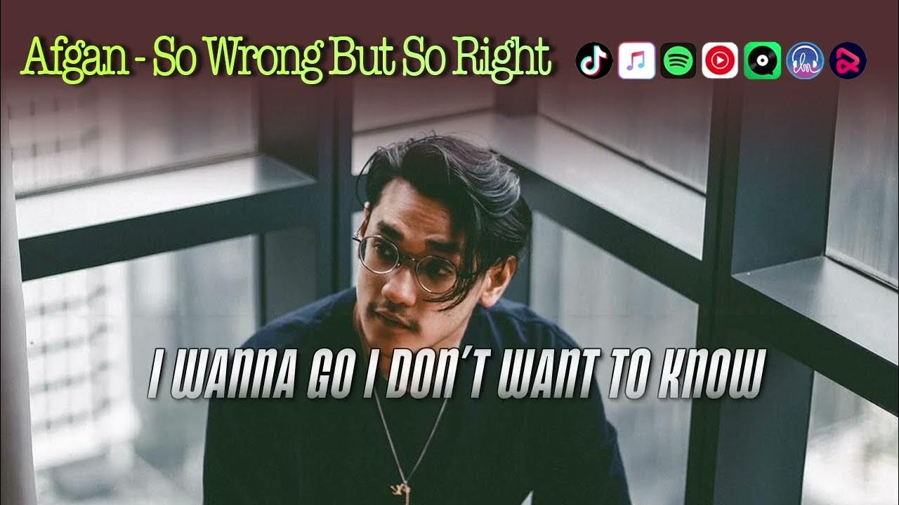Afgan - So Wrong But So Right | Video Lirik - YouTube