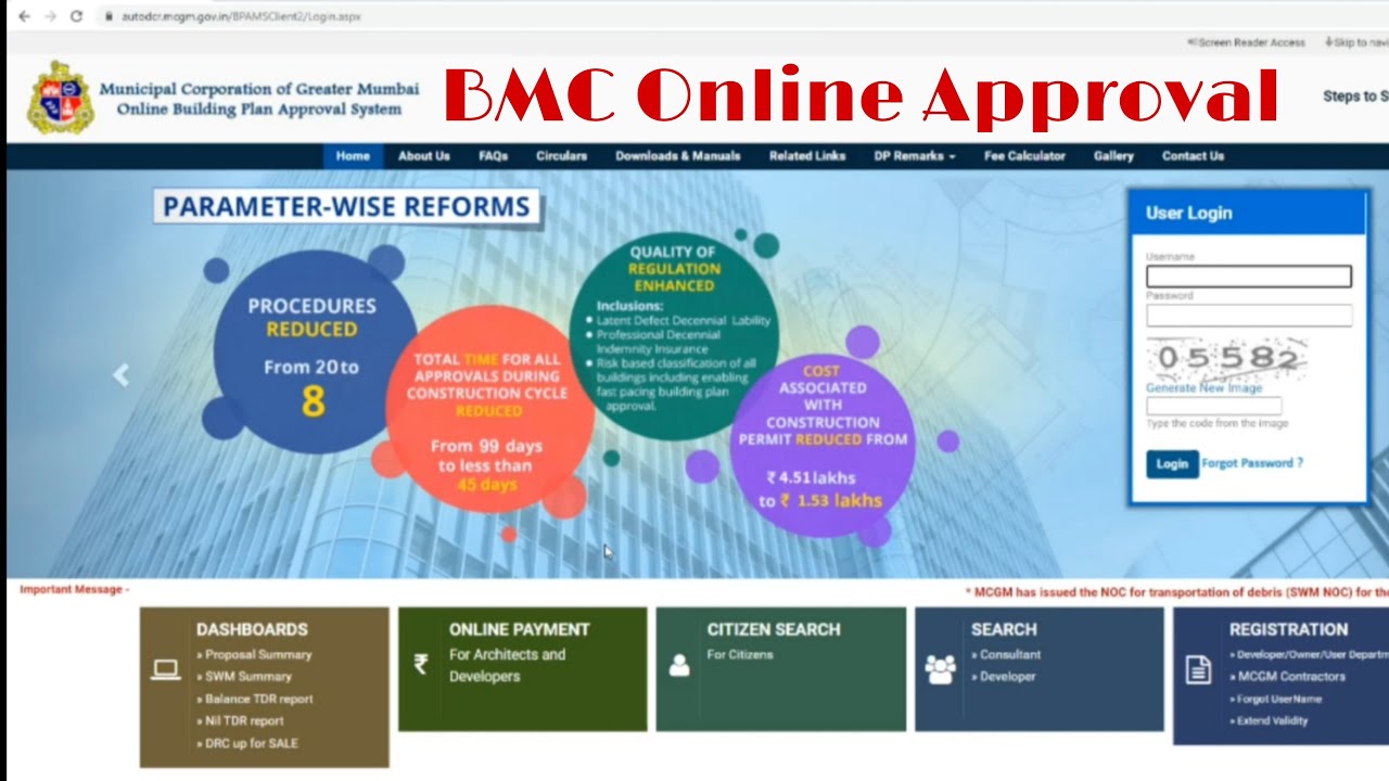 BMC Online Submission & Approval Drawing | BMC Online Approval Website ...