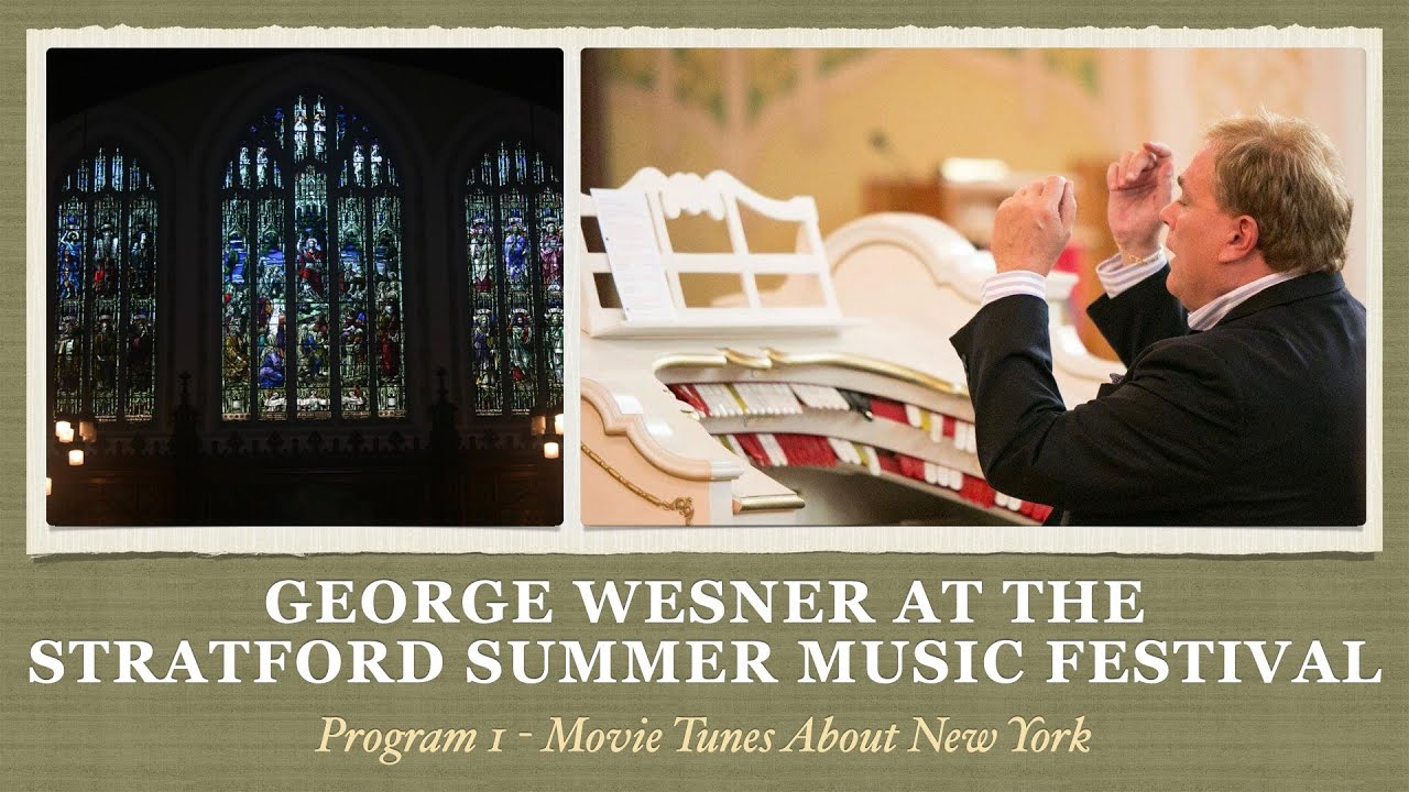 George Wesner at Stratford Summer Music Festival 2014 - 1 "Broadway ...