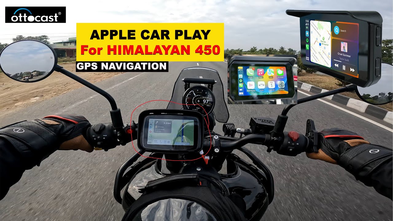 CarPlay Dashboard console for Every Motorcycle - YouTube