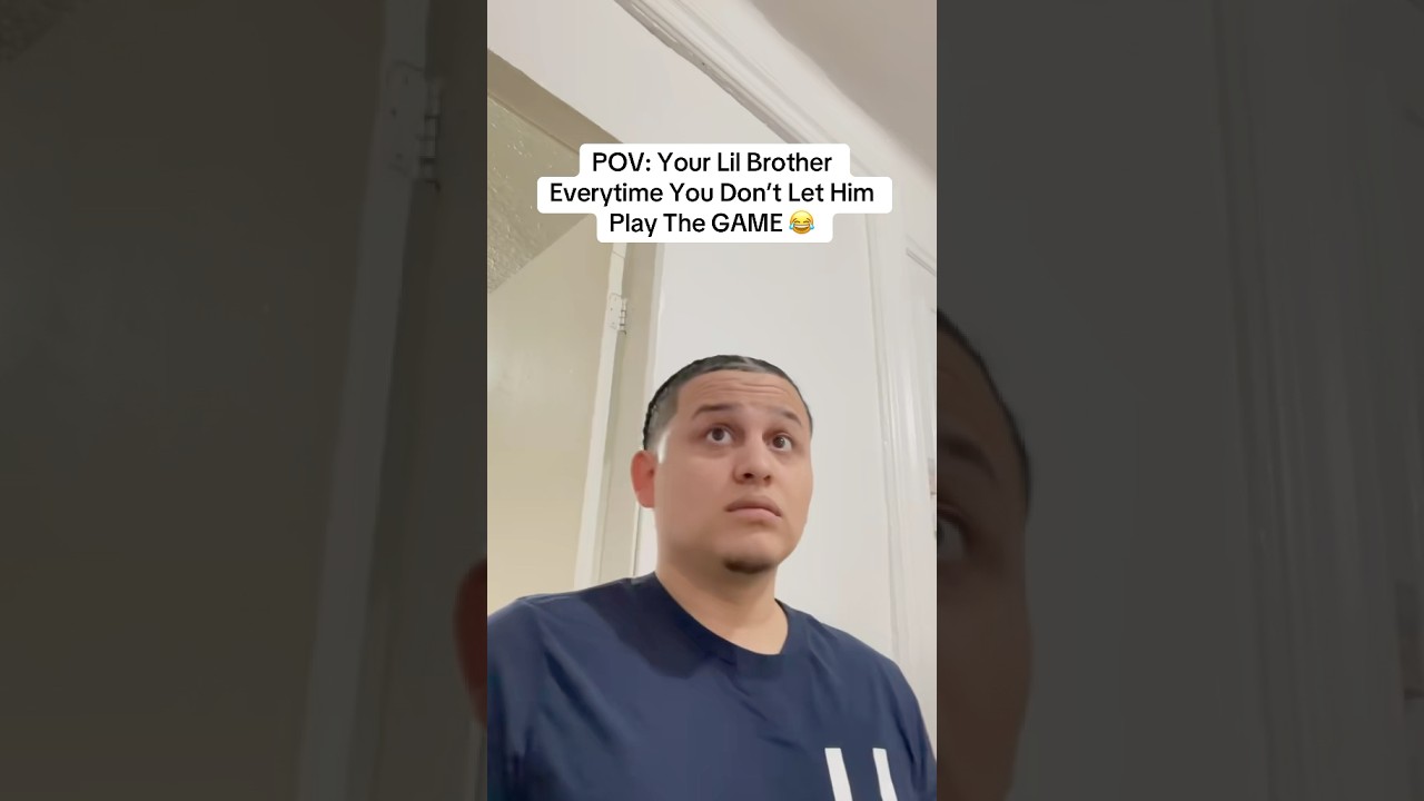 Your lil brother everytime you don’t let him play the game 😂 - YouTube