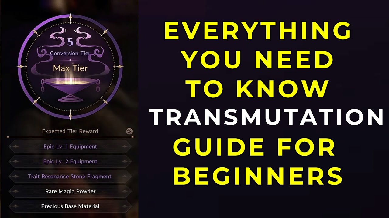 Best Introduction to Material Transmutation in Throne and Liberty - YouTube