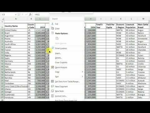 Pasting Values on Excel - YouTube