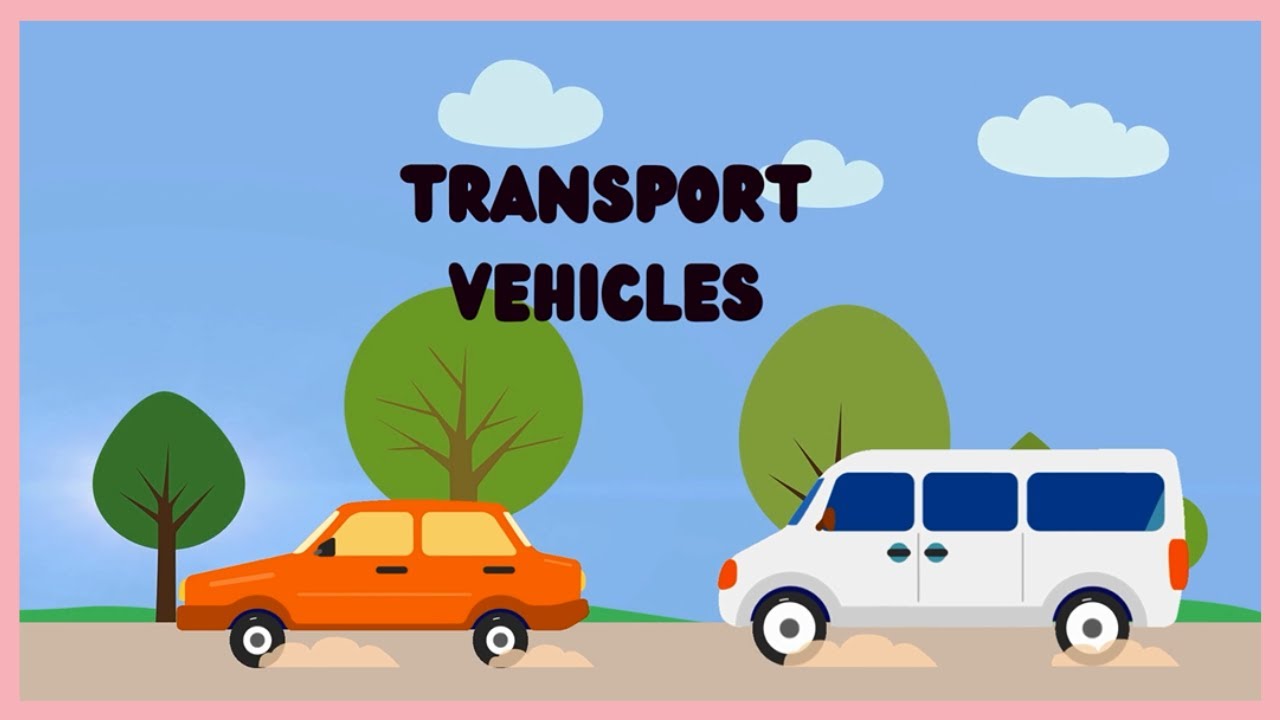 Transport Vehicles Names in English||Transportation Nature Educational ...
