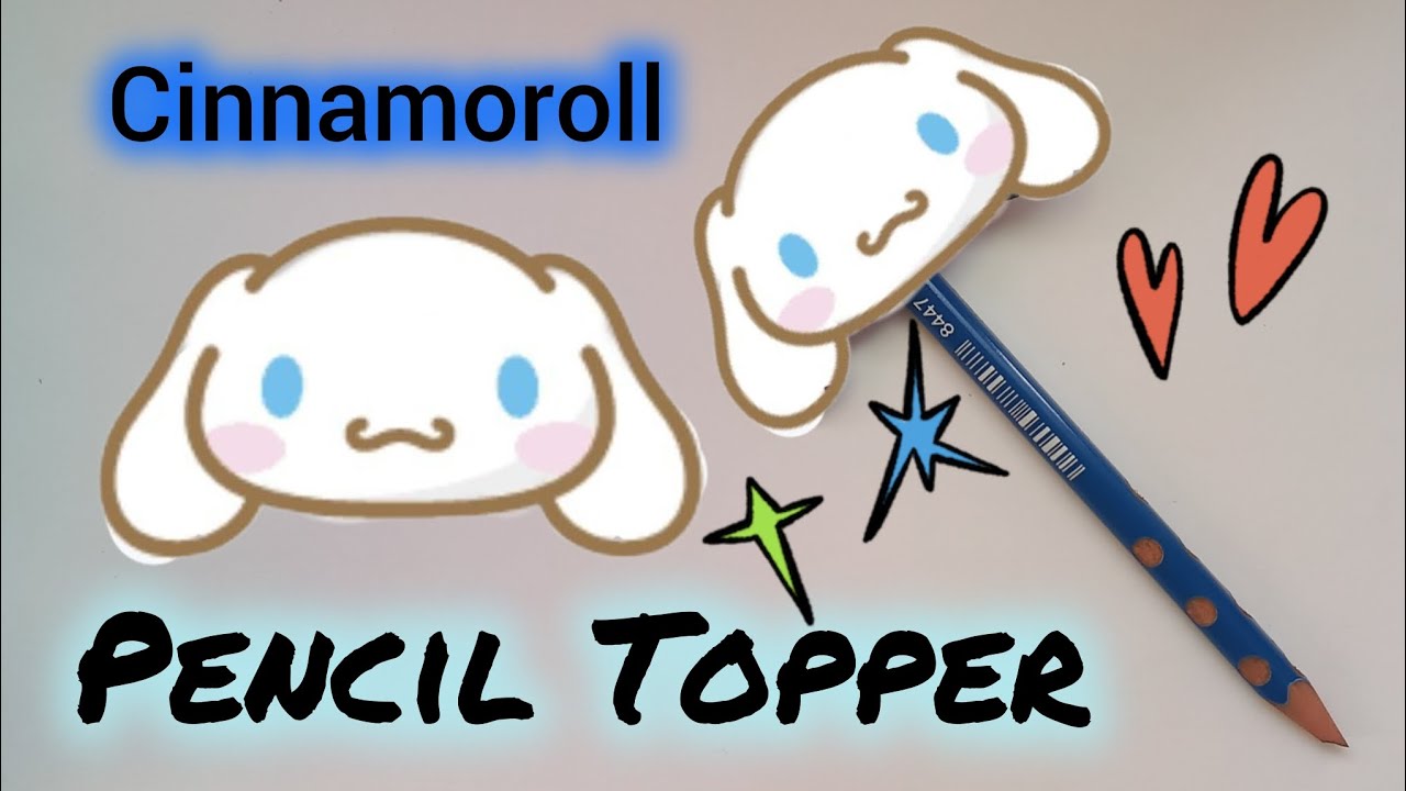 DIY/Cute Pencil Topper/Paper Craft Making/Paper pencil topper ...