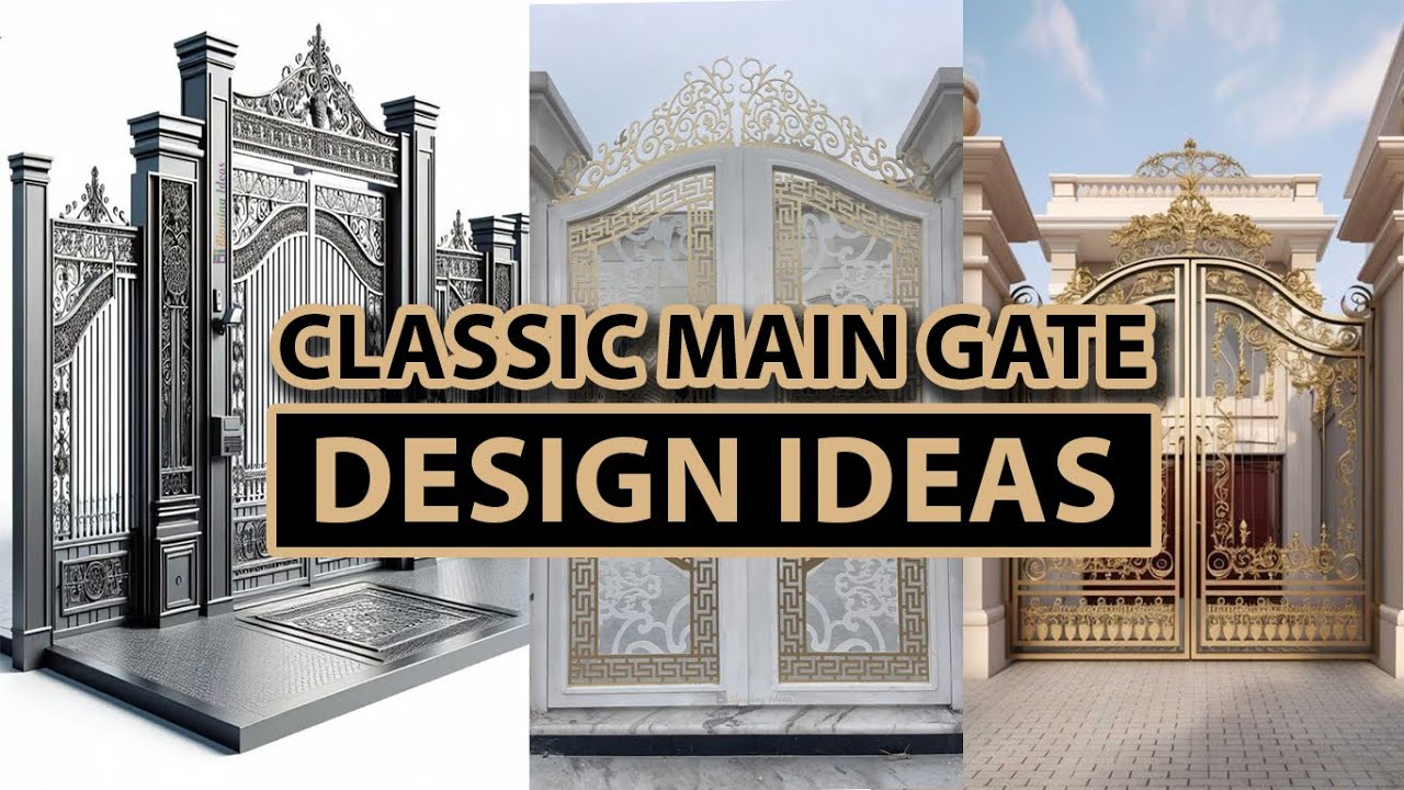 Classic Main Gate Design Ideas 2025 | Iron Gate Designs | Blowing Ideas ...