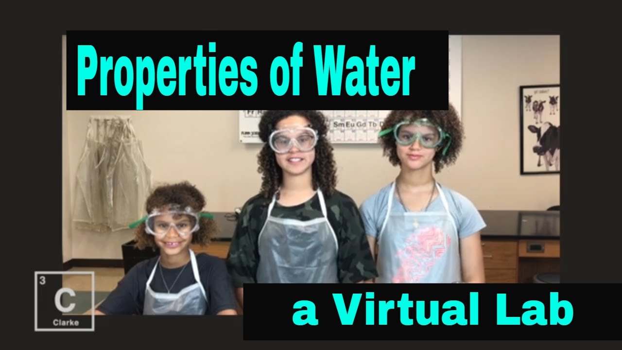PROPERTIES OF WATER | A VIRTUAL LAB - YouTube
