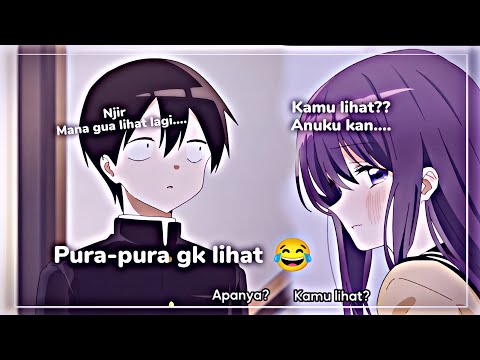Ketika numpang kamar mandi cewe, tapi ada BH dan lu ngelihatnya.... 😂 【 Jedag jedug anime 】